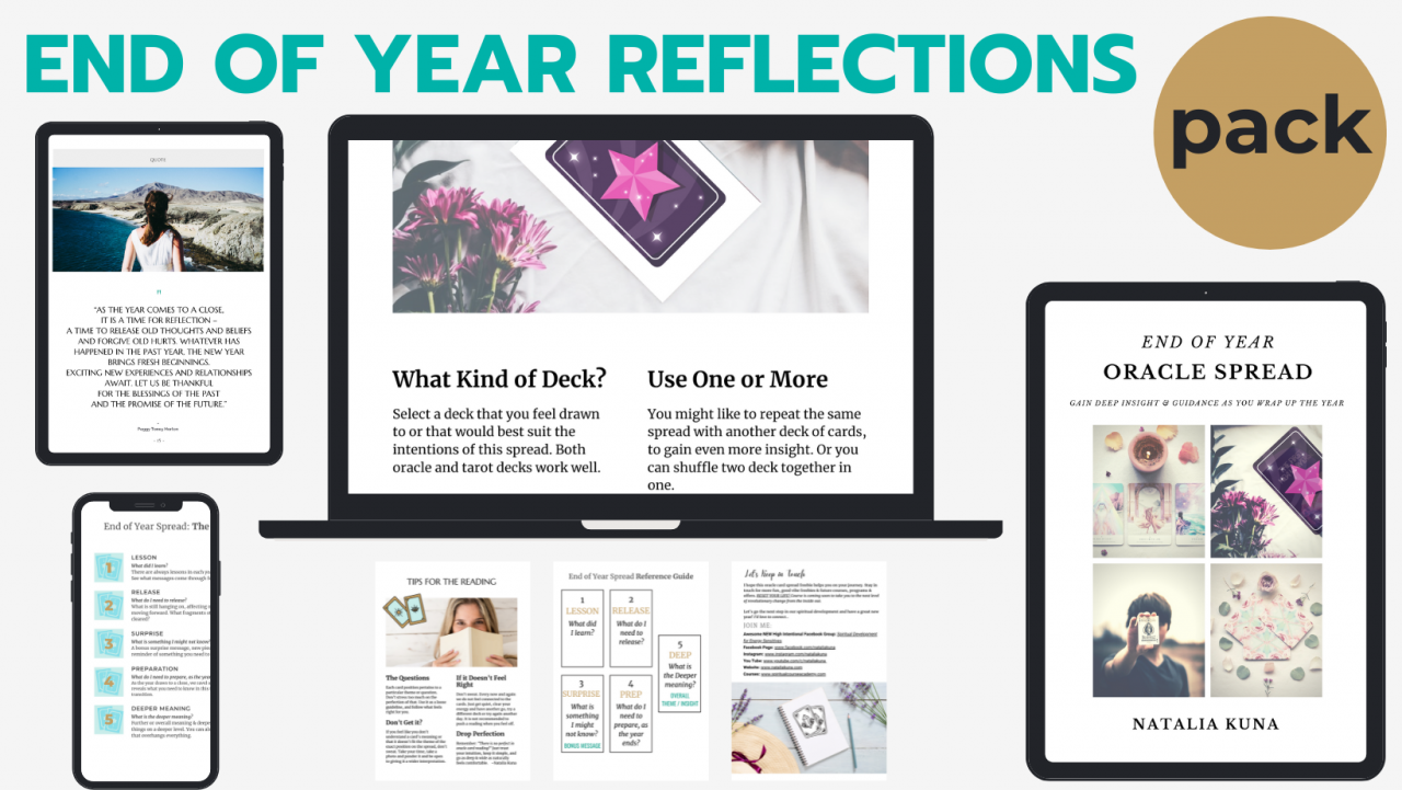 Get FREE End of Year Reflections & Guidance!